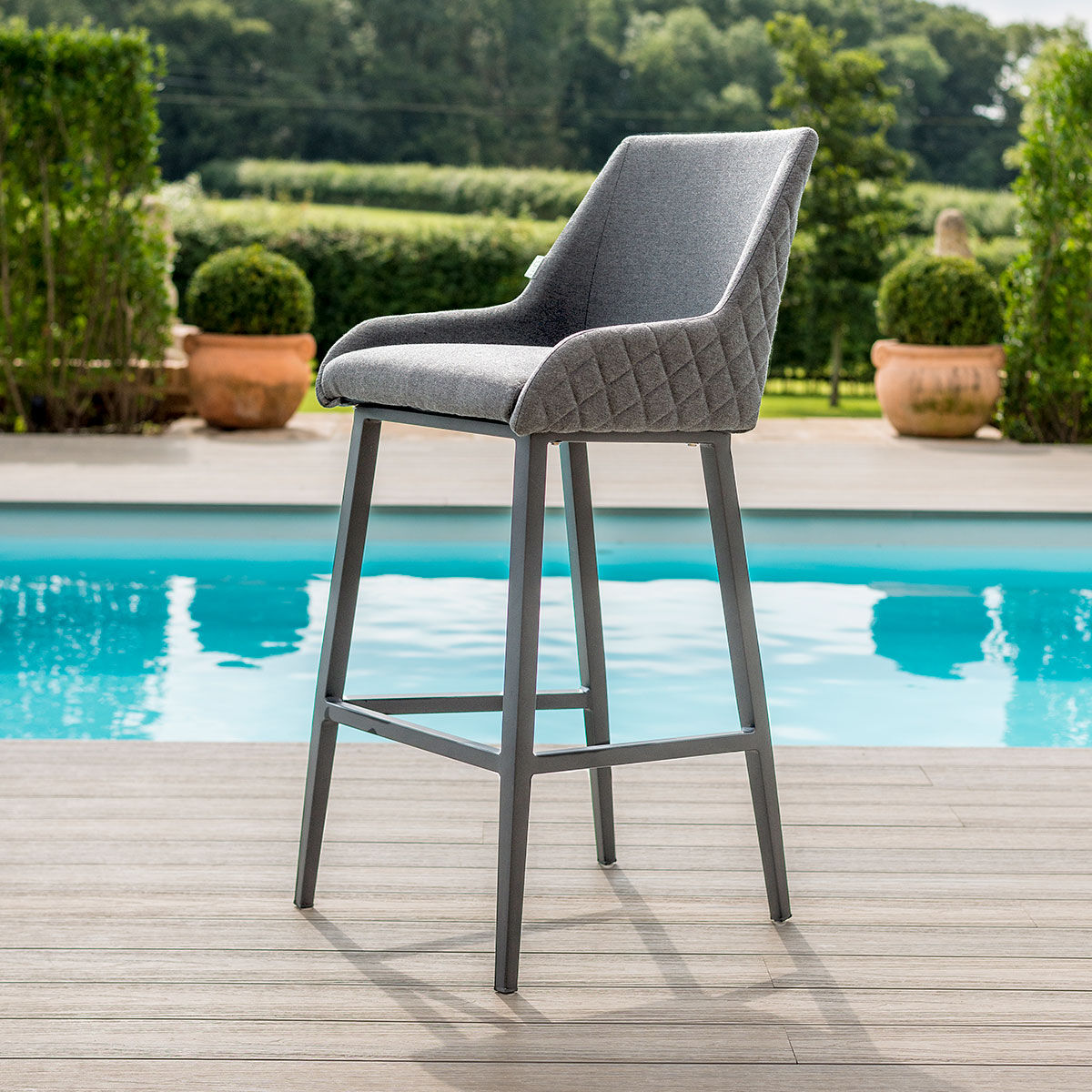 Maze - Outdoor Fabric Regal Bar Stool | Maze Living