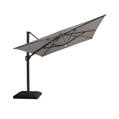 Maze - Aramis Solar LED 3m x 4m Rectangular Rotating Cantilever Parasol ...