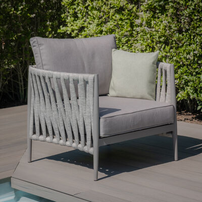 Maze - Milan Rope Weave 3 Seat Sofa Set with Rectangular Coffee Table ...