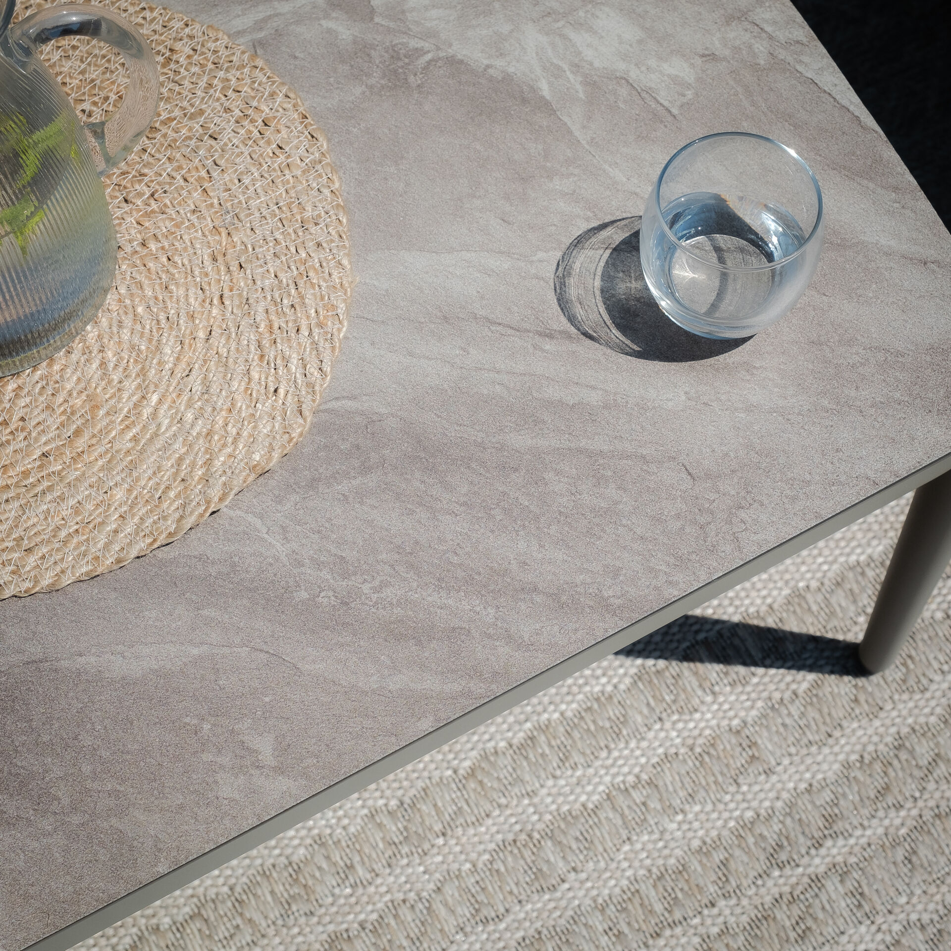Maze - Milan Rope Weave Large Square Corner | Maze Living
