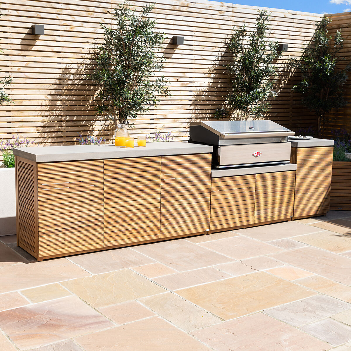 Maze - Bali Outdoor Kitchen Double Storage Unit | Maze Living