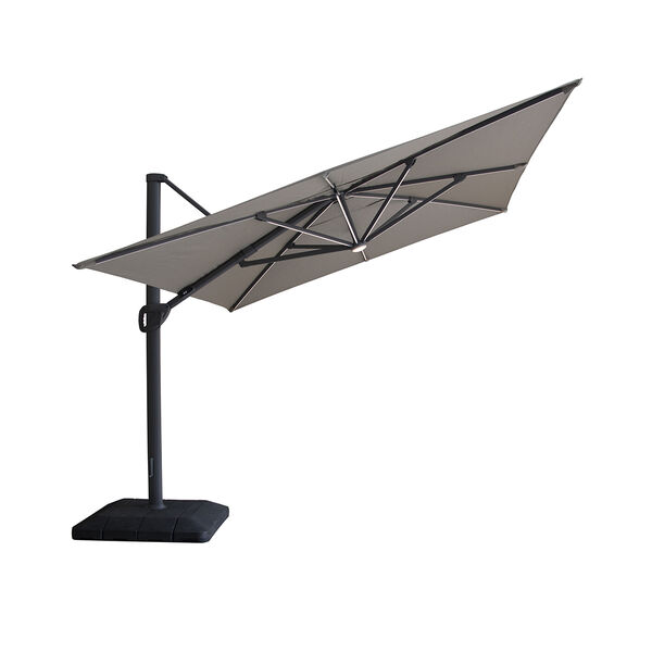 Maze - Aramis LED 3m x 4m Rectangular Rotating Cantilever Parasol ...