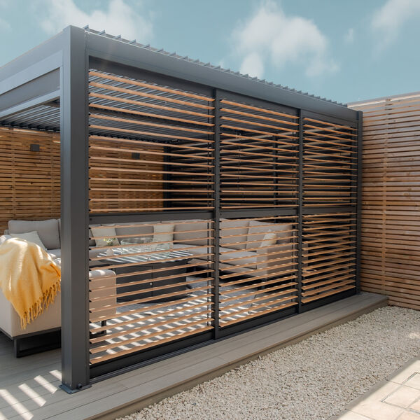 Maze - Como Pergola Sliding Louvre Panel Door 370x218 | Maze Living