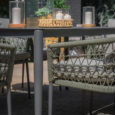Maze - Monaco Rope Weave 8 Seat Rectangular Dining Set | Maze Living