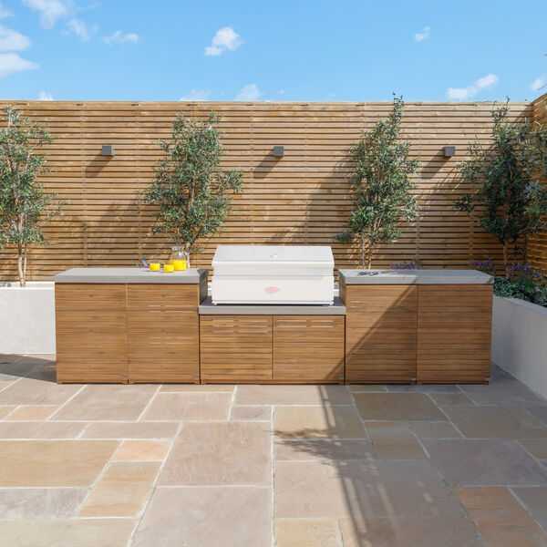 Maze - Bali Outdoor Kitchen Storage Unit - Double Configuration | Maze ...