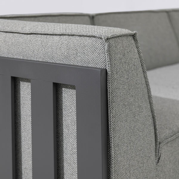 Maze - Outdoor Fabric Ibiza Large Corner Sofa Set With Round Coffee ...