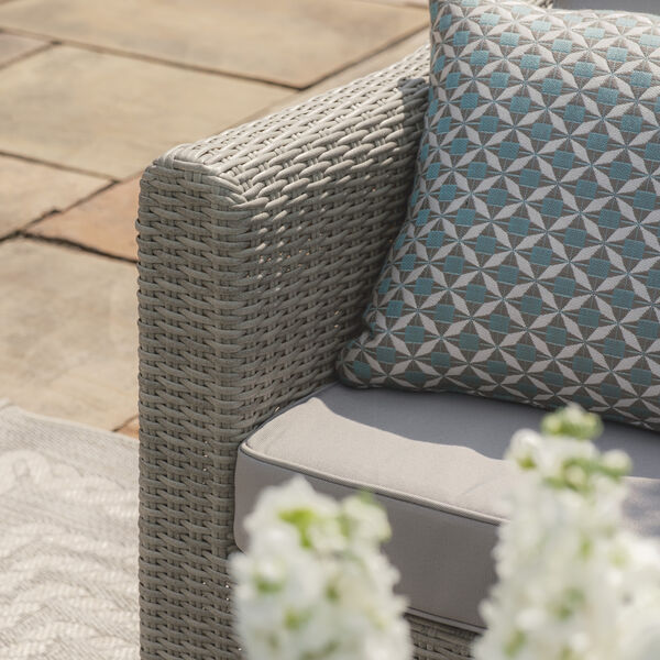 Maze - Oxford Large Rattan Corner Sofa Set - Ceramic Glass | Maze Living