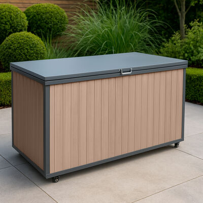 Maze - Aluminium Storage Box - Wood Effect | Maze Living