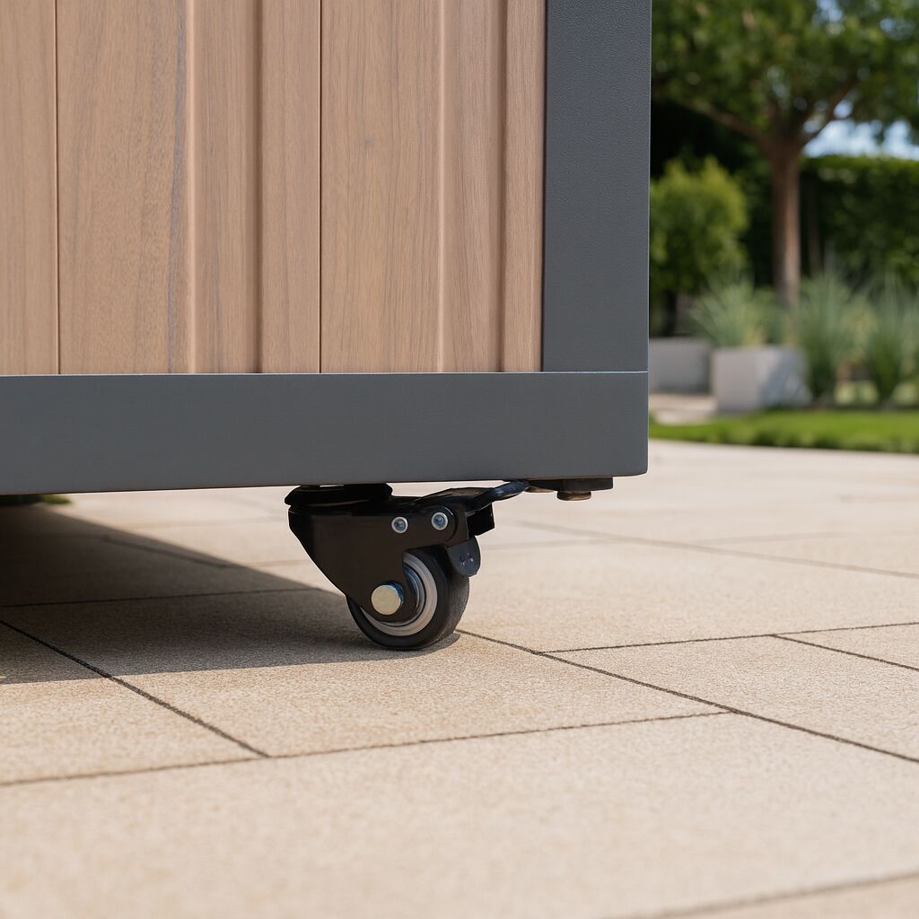 Maze - Aluminium Storage Box - Wood Effect | Maze Living