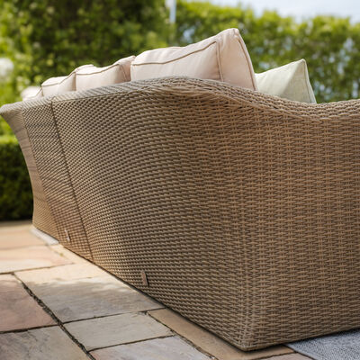 Maze - Winchester Large Rattan Corner Sofa Set with Armchair - Ceramic ...