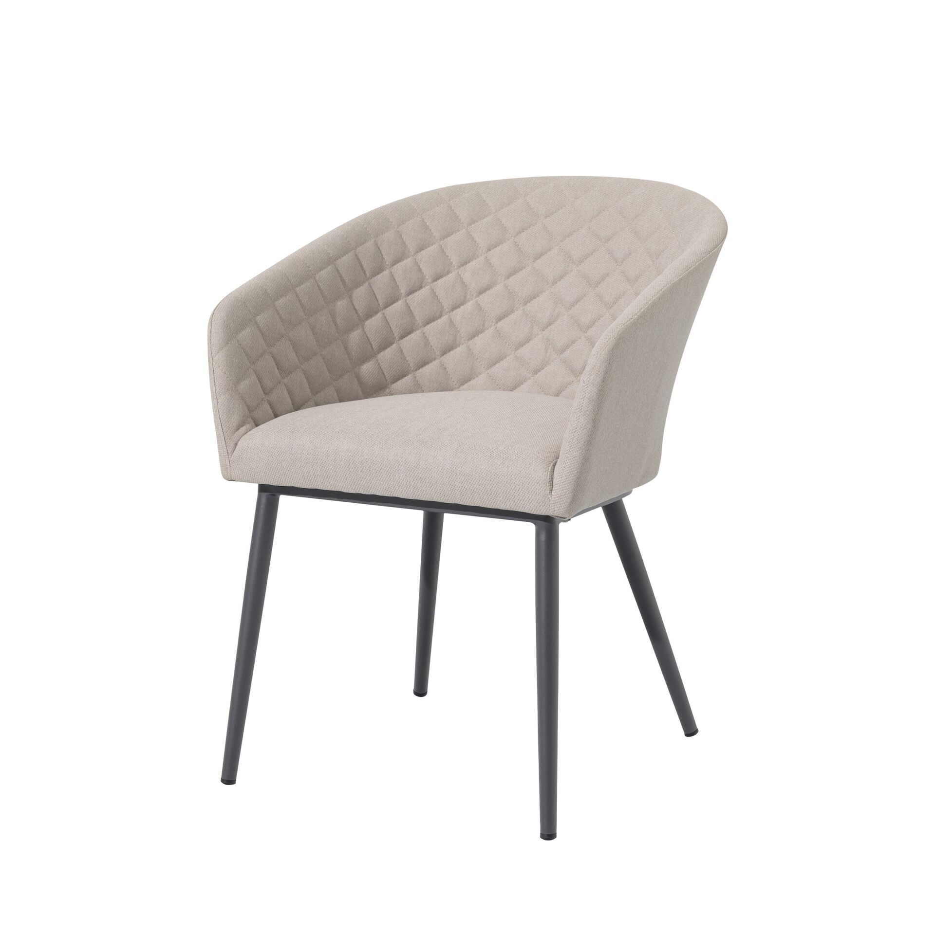 Maze - Jakarta Teak Oval Dining Table with 6 Ambition Oatmeal Dining ...