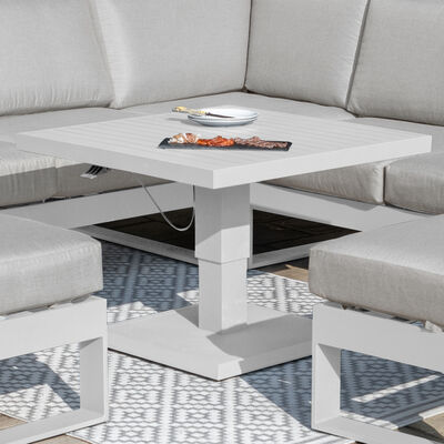 Maze - Amalfi/New York Aluminium Square Rising Table (Table Only ...