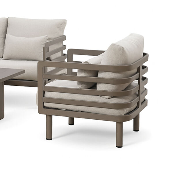 Maze - Metro Aluminium 2 Seat Sofa Set with Armchairs & Rectangular ...