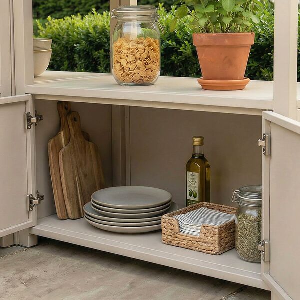 Maze - Sicily Outdoor Kitchen & Bar with Sintered Stone Worktop - Latte ...
