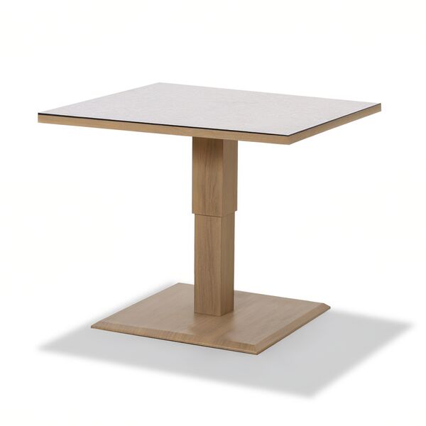 Maze - Burford Small Aluminium Corner Dining Set with Square Rising ...