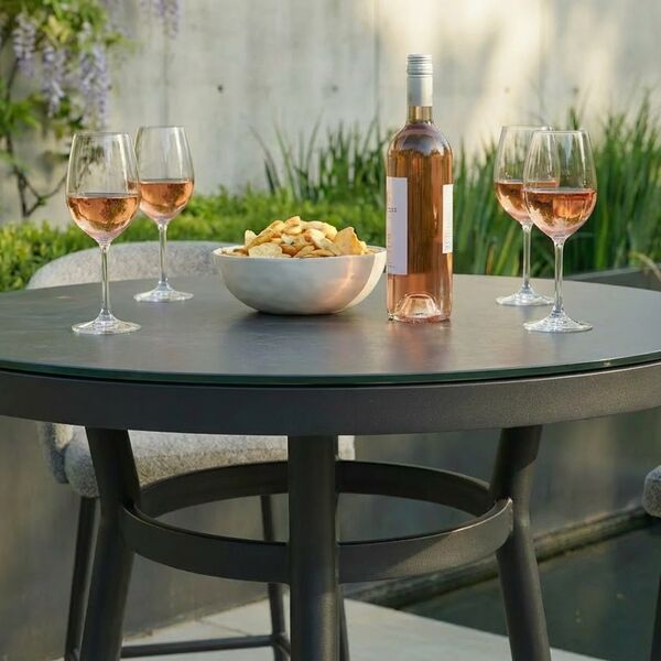 Maze - Outdoor Fabric Zen 4 Seat Round Bar Set | Maze Living