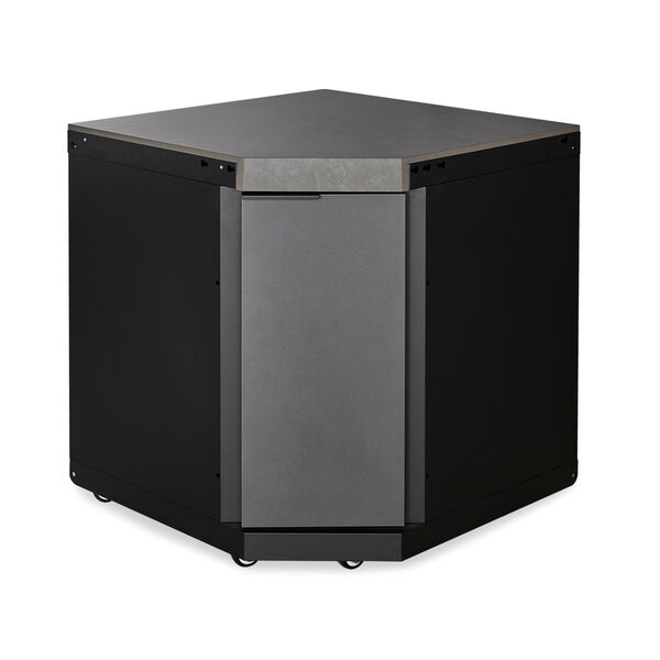 Maze - Ember Small Corner Outdoor Kitchen with Fridge & 18 inch Kamado ...
