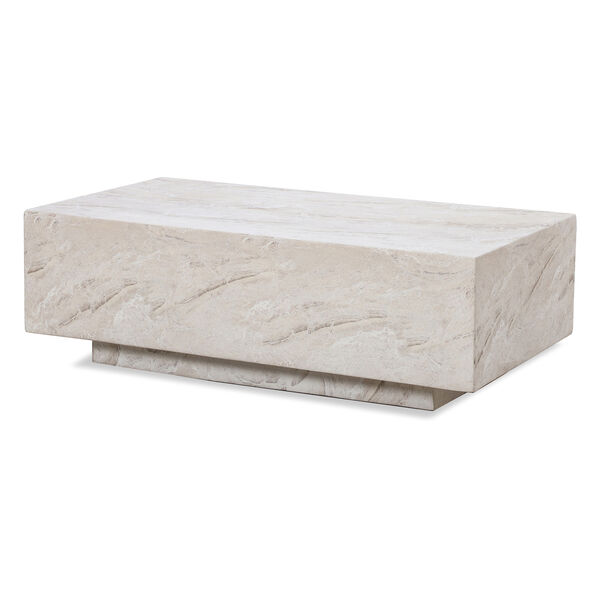 Maze - Rectangular Garden Stone Coffee Table in Marble Effect | Maze Living