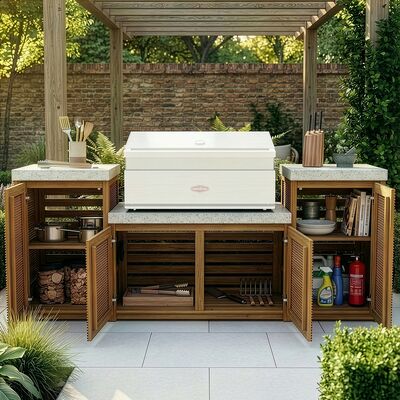 Maze - Antigua Outdoor Kitchen Storage Units - Small Configuration ...