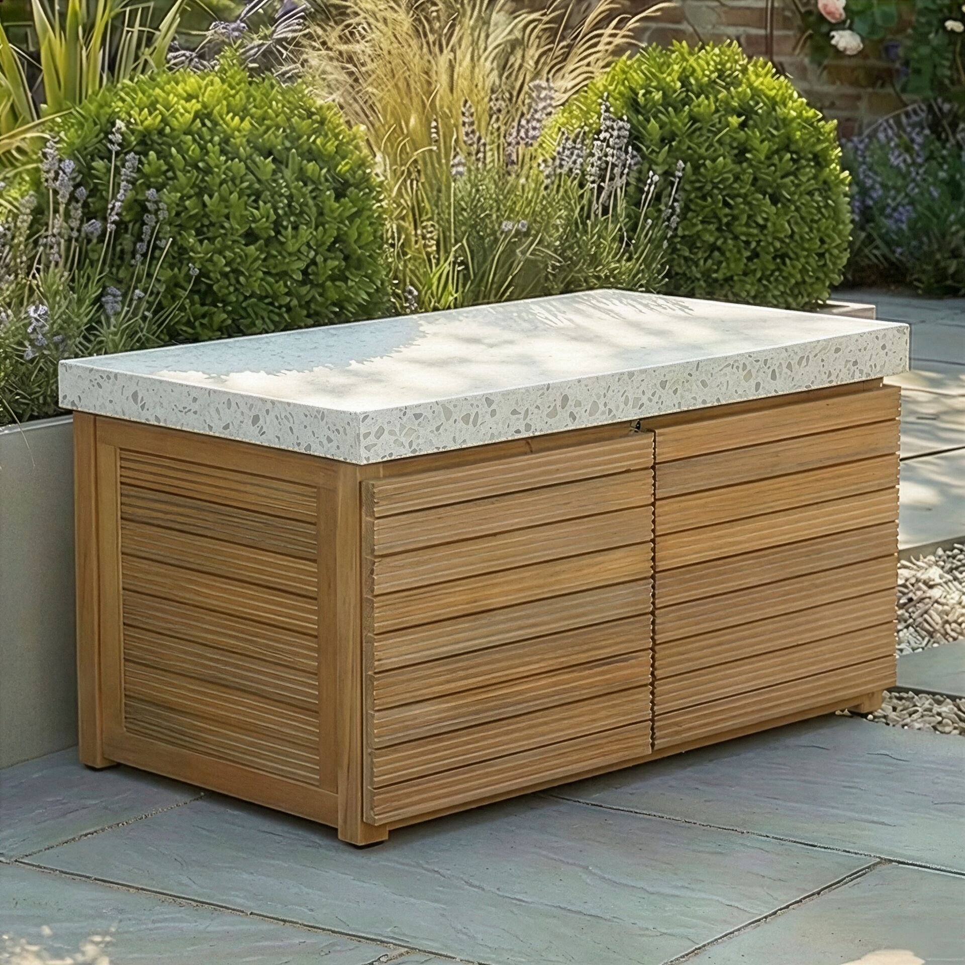Maze - Antigua Outdoor Kitchen Kamado Storage Unit | Maze Living