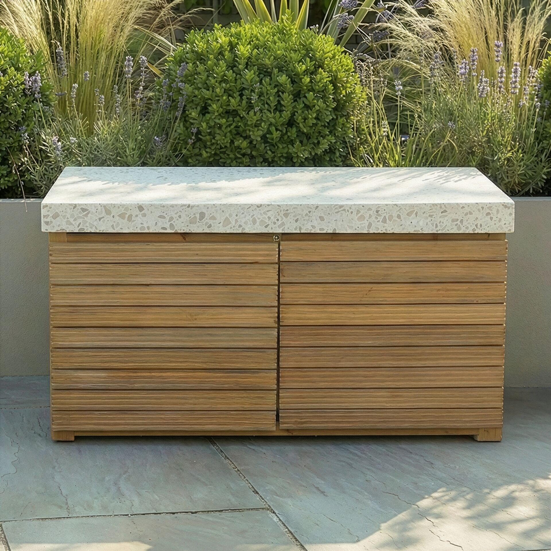 Maze - Antigua Outdoor Kitchen Kamado Storage Unit | Maze Living