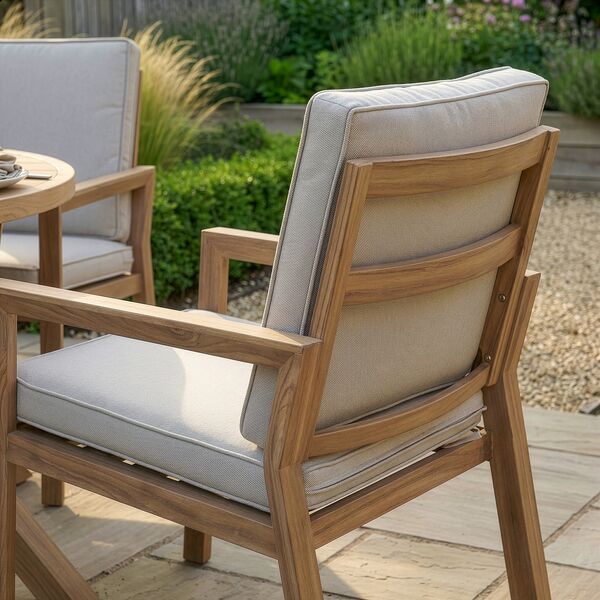 Maze - New York 8 Seat Oval Aluminium Dining Set - Wood Effect | Maze ...