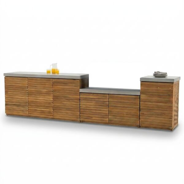 Maze - Bali Outdoor Kitchen Storage Units - Large Configuration | Maze ...