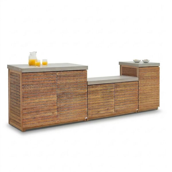 Maze - Bali Outdoor Kitchen Storage Units - Medium Configuration | Maze ...