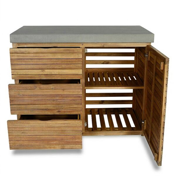Maze - Bali Outdoor Kitchen Storage Units - Medium Configuration | Maze ...