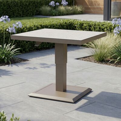 Maze - Aluminium Square Outdoor Rising Table | Maze Living