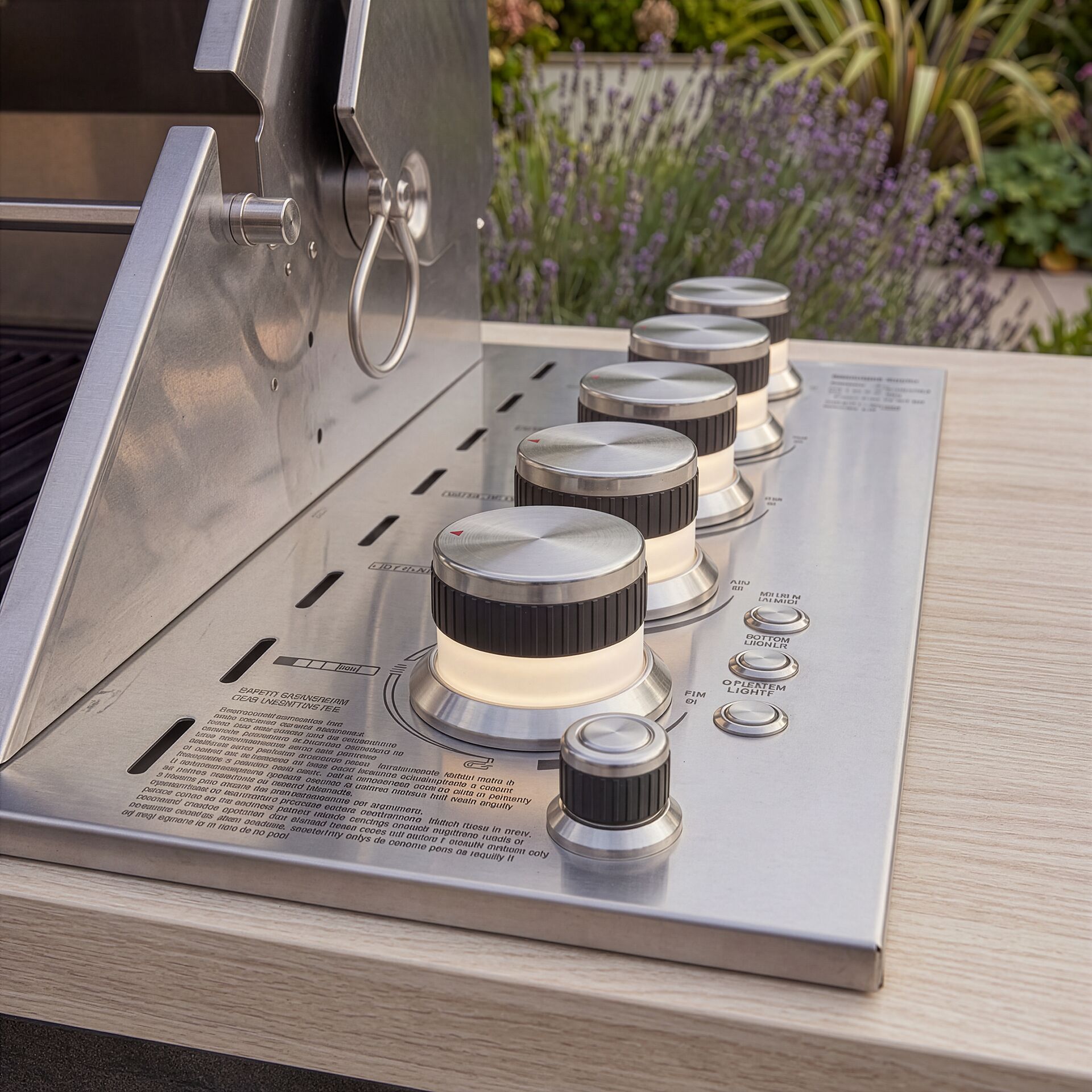 Maze - Monarch Linear Outdoor Kitchen with 4 Burner Gas Grill, Sink and ...