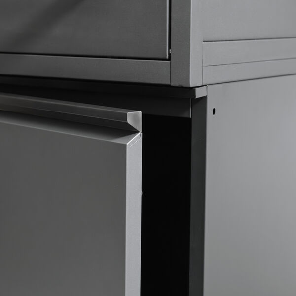 Maze - Ember Linear Outdoor Kitchen with 6 Burner Gas Grill & Fridge ...