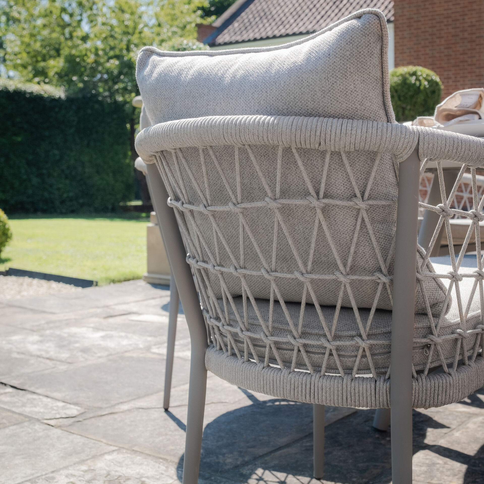 Maze - Monaco Rope Weave 6 Seat Oval Dining Set | Maze Living