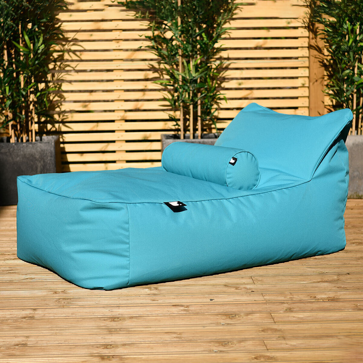 Extreme Lounging - Outdoor Bean Bed - Aqua | Maze Living